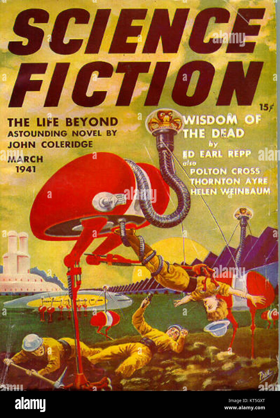 This March 1941 issue of *Science Fiction* magazine features futuristic ...