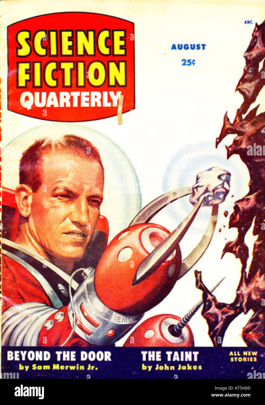 Science Fiction Quarterly from August 1955 features a collection of ...