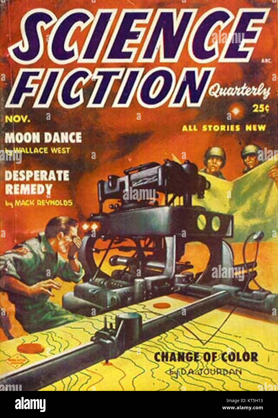 The November 1954 issue of Science Fiction Quarterly features a variety ...