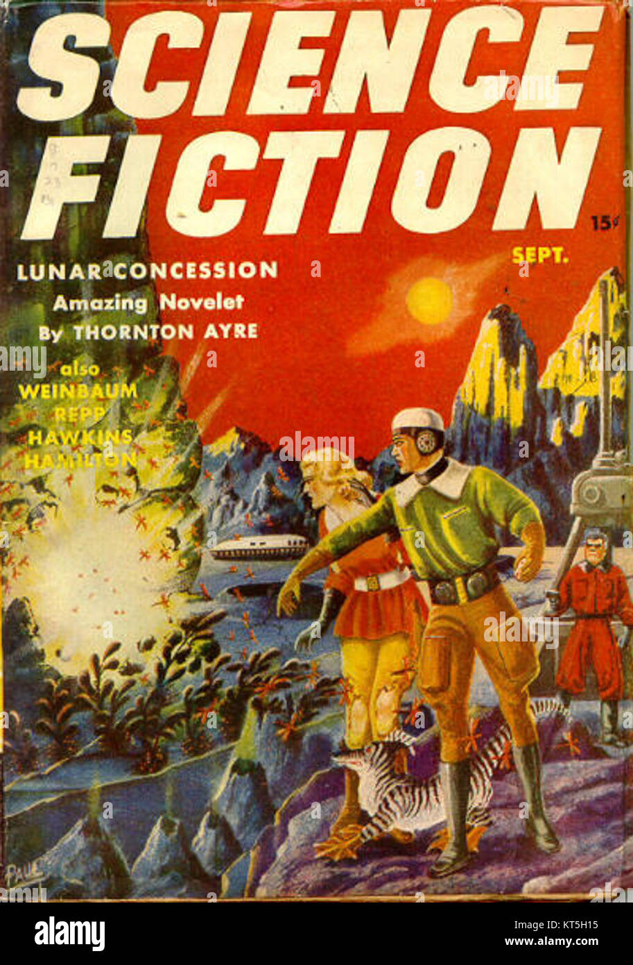 A magazine cover or illustration from the September 1941 issue of ...