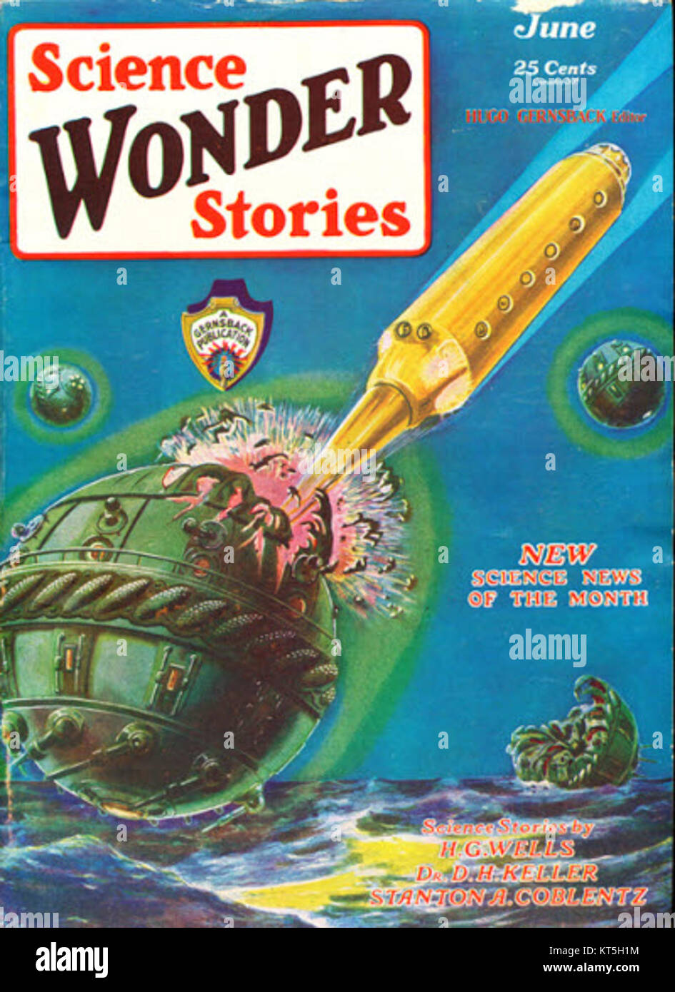 Science Wonder Stories was a science fiction magazine first published ...