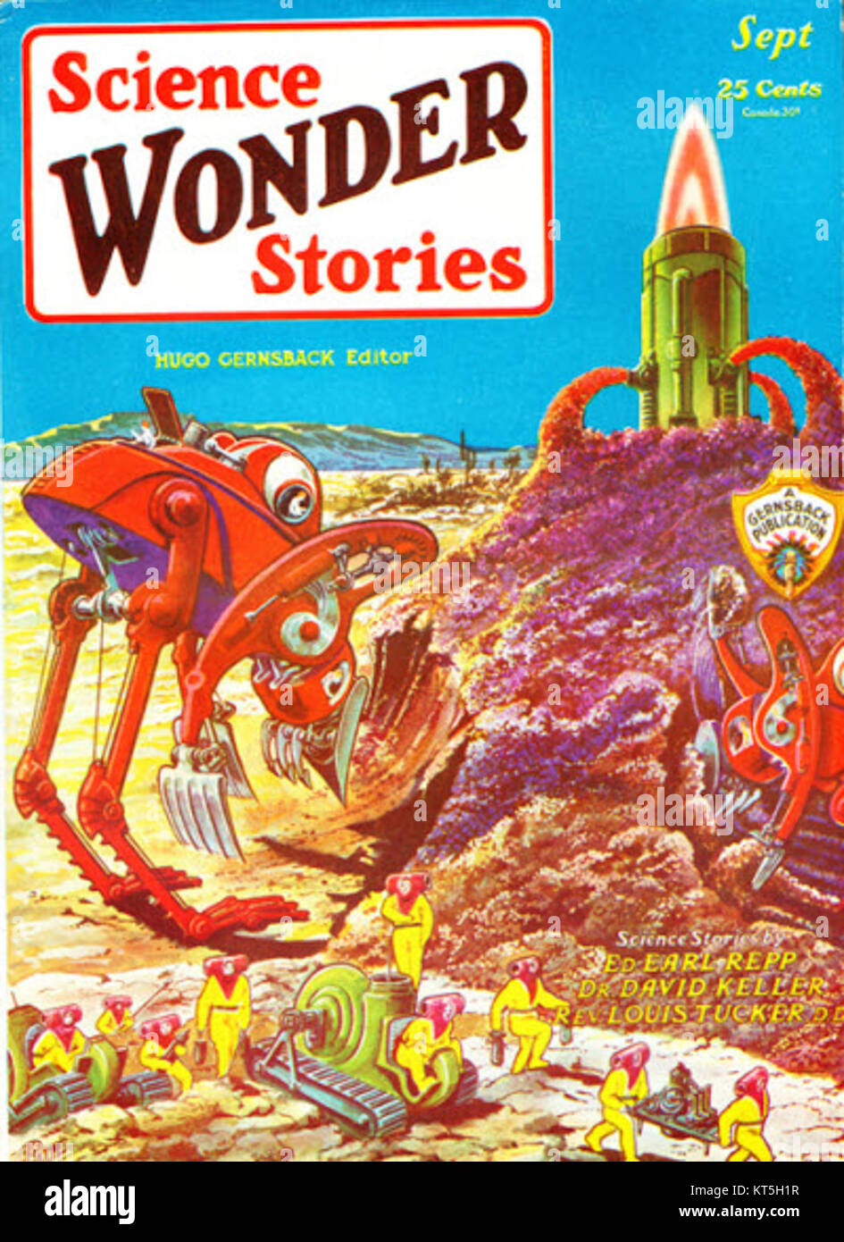 Science Wonder Stories, published in September 1929, was a science ...