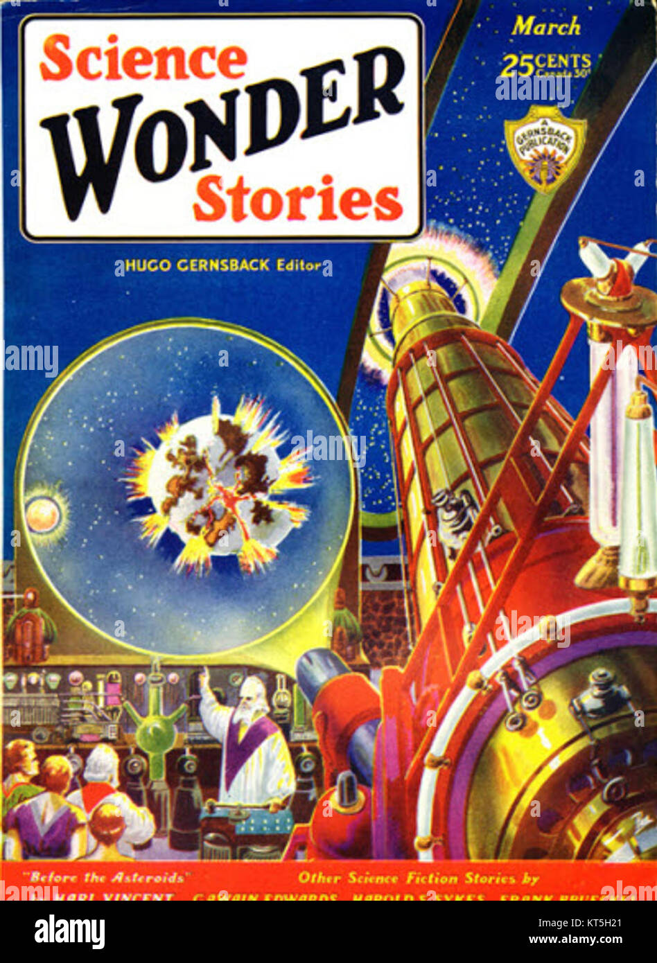 Science Wonder Stories was a science fiction magazine first published ...