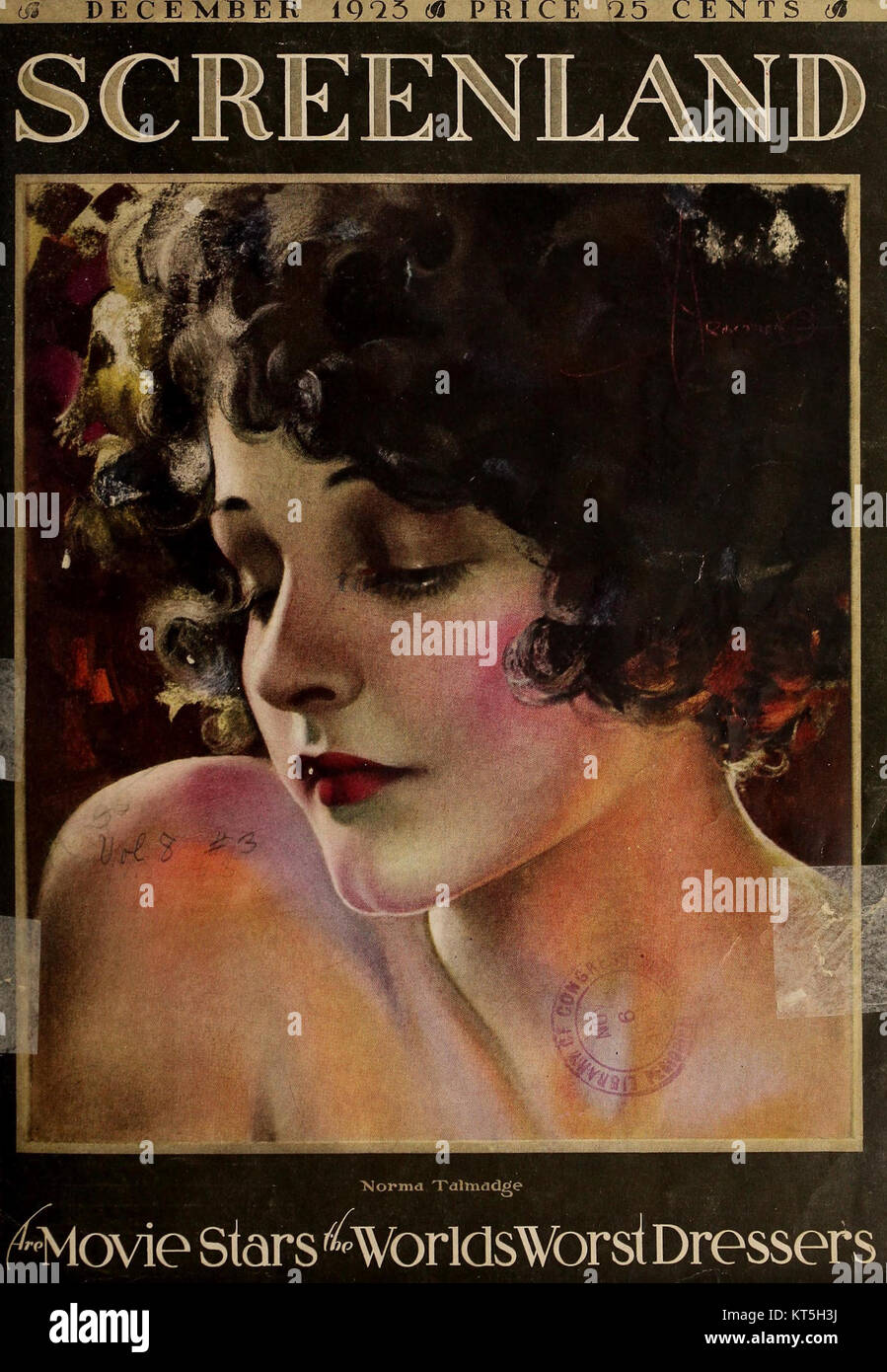 Screenland magazine, December 1923 edition, captures the entertainment ...