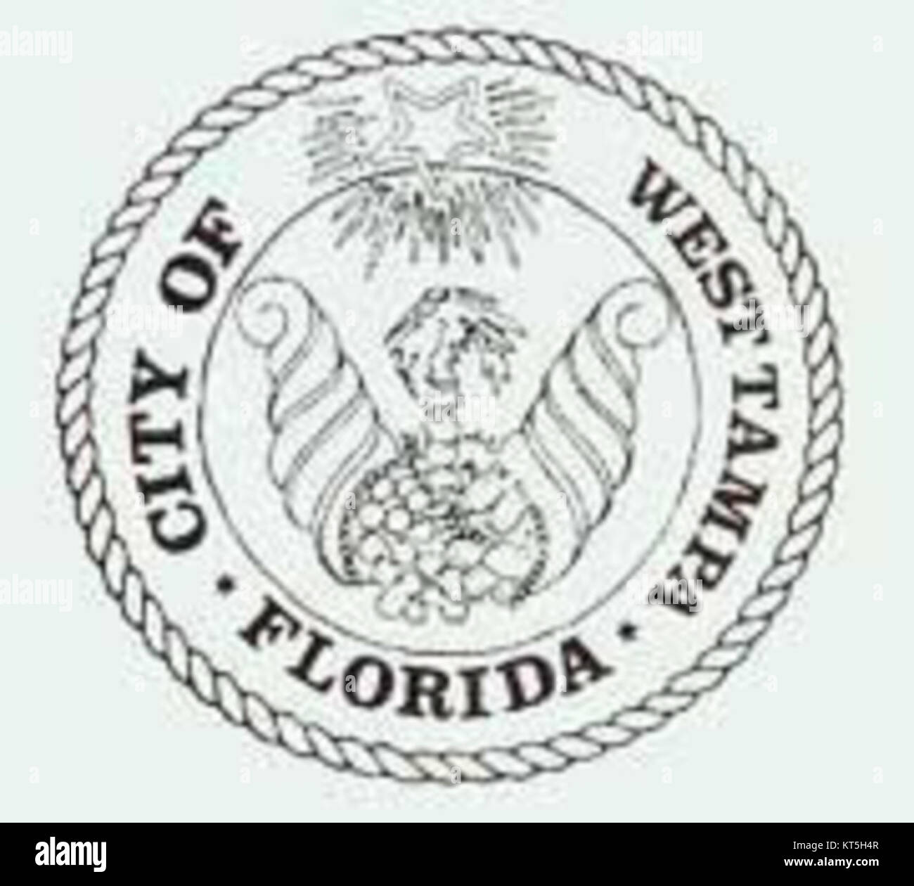 Image of the Seal of the City of West Tampa, representing its official ...