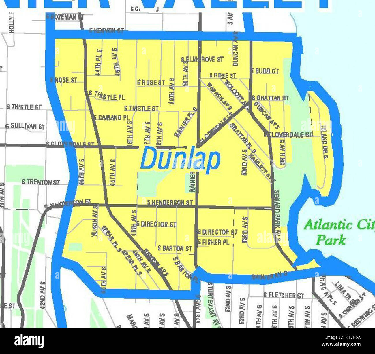 Map of dunlap hi-res stock photography and images - Alamy
