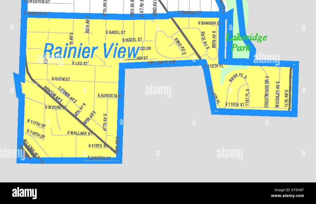 Map of rainier hi-res stock photography and images - Alamy
