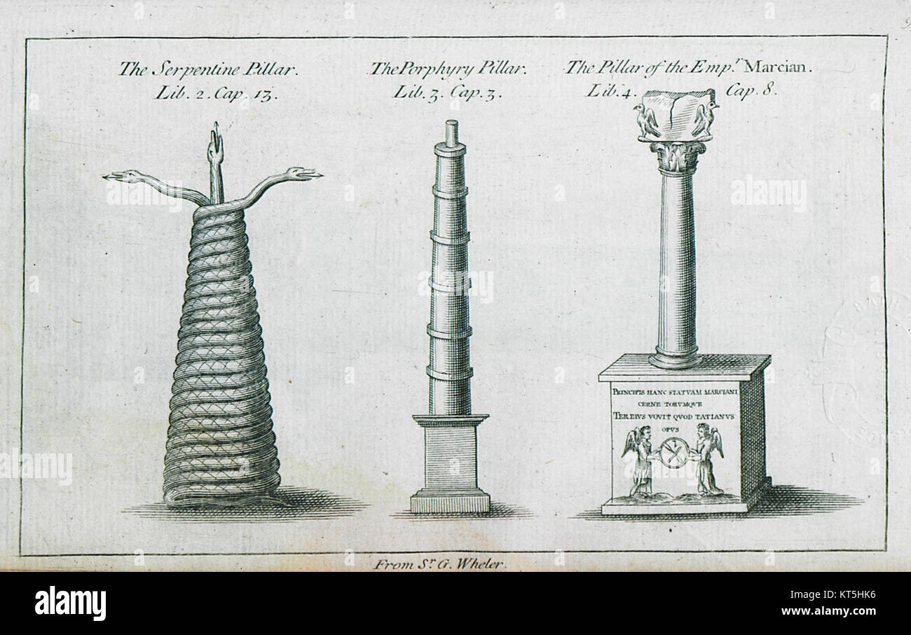 The Serpent Column, also known as Constantine's Column or Marcian's ...