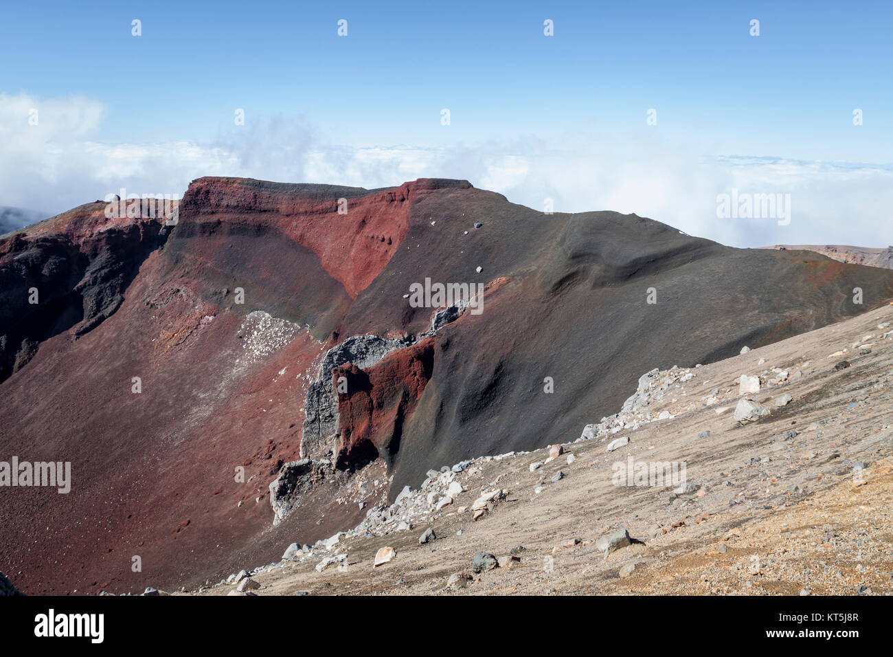 Ngauruhoe volcano (2291mt), Tongariro national park, North island, New ...