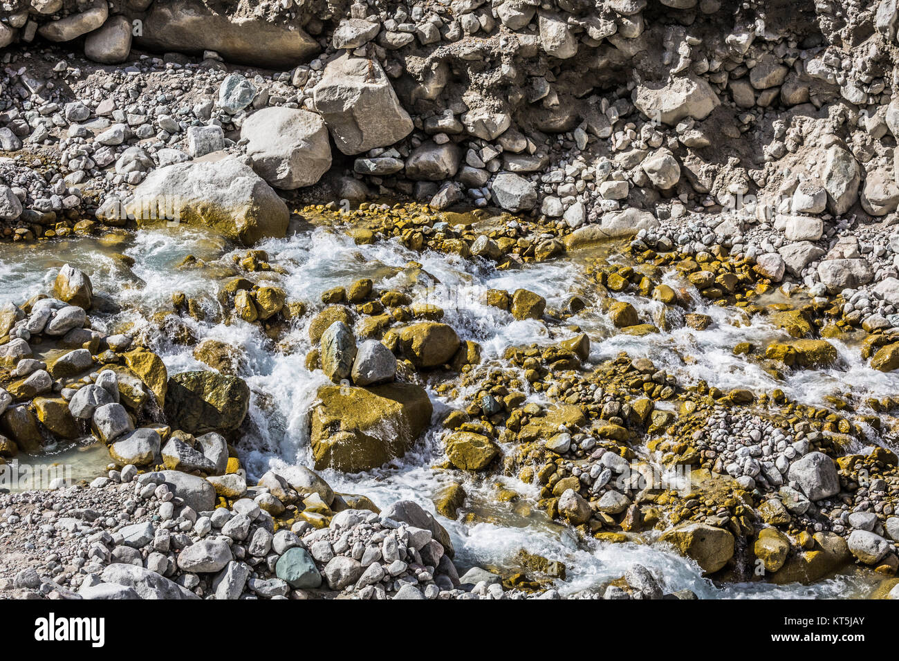 The panorama of mountain landscape of Ala-Archa gorge in the summer's ...