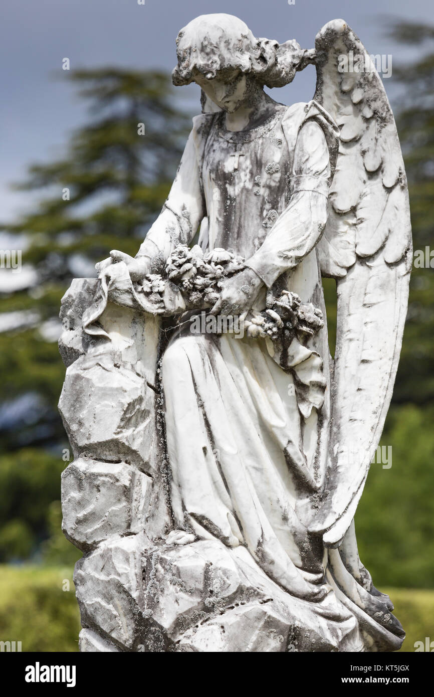Selected cemetery statues Stock Photo - Alamy