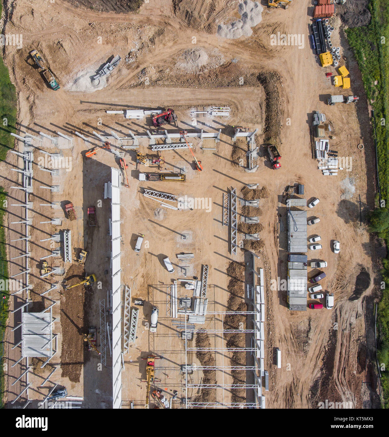 Under construction building during hi-res stock photography and images ...
