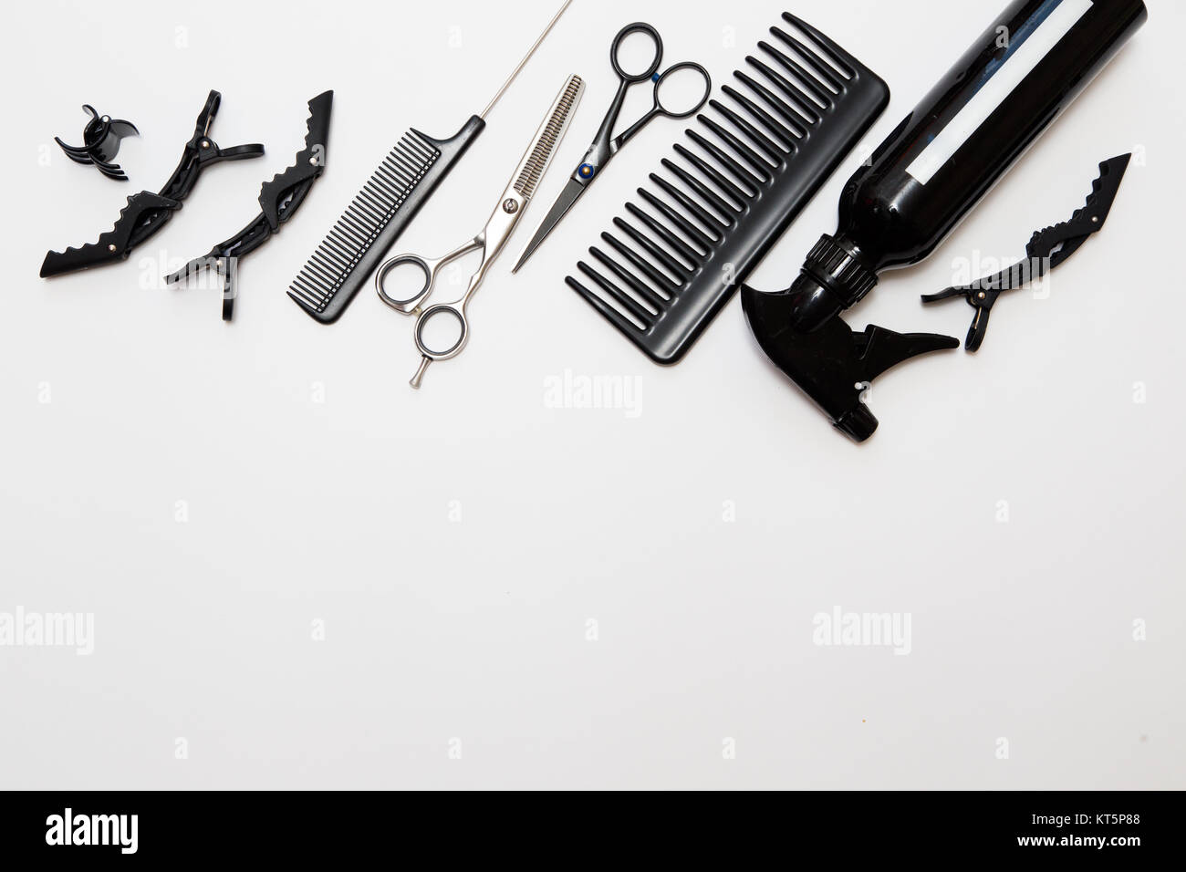 Professional hairdresser tools, isolated on white Stock Photo - Alamy