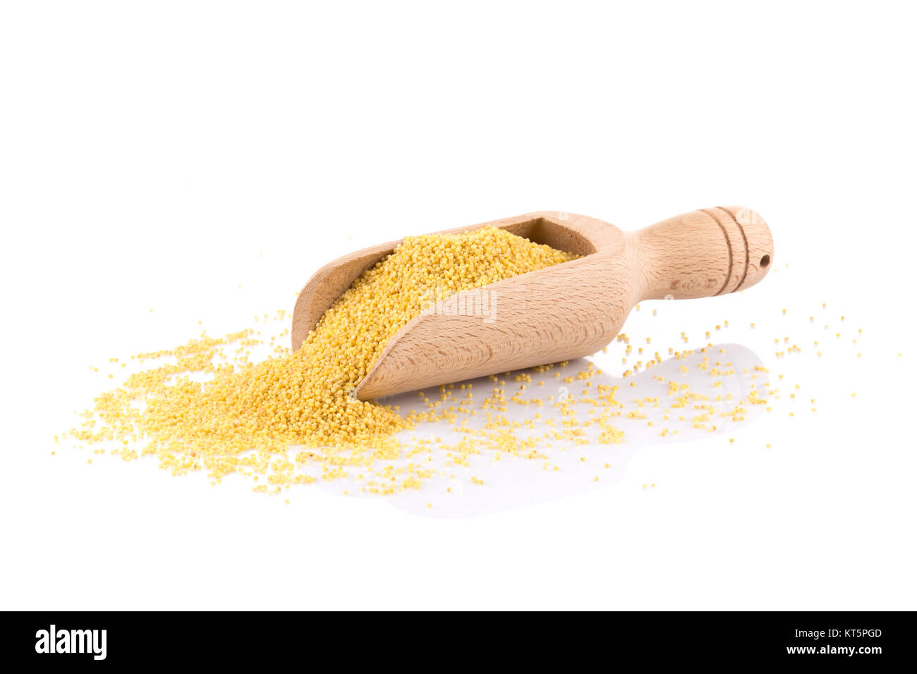 Dry millet isolated on white Stock Photo - Alamy