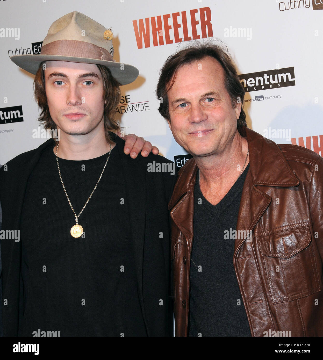 LOS ANGELES - JANUARY 30: (L-R) Actor James Paxton and father actor ...