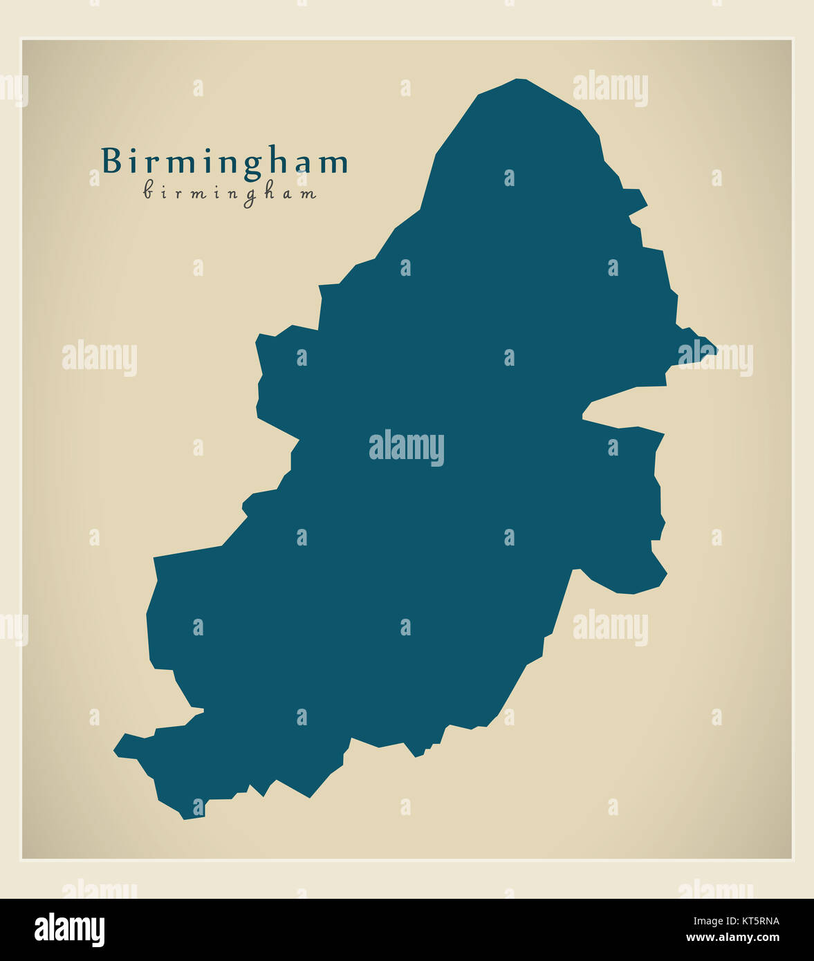Map birmingham hi-res stock photography and images - Alamy