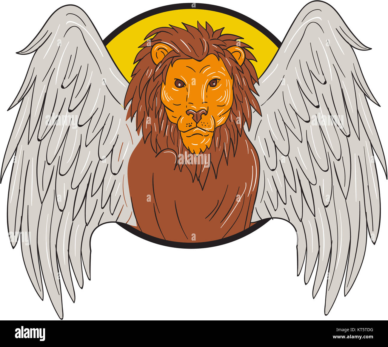 Winged drawing hi-res stock photography and images - Alamy
