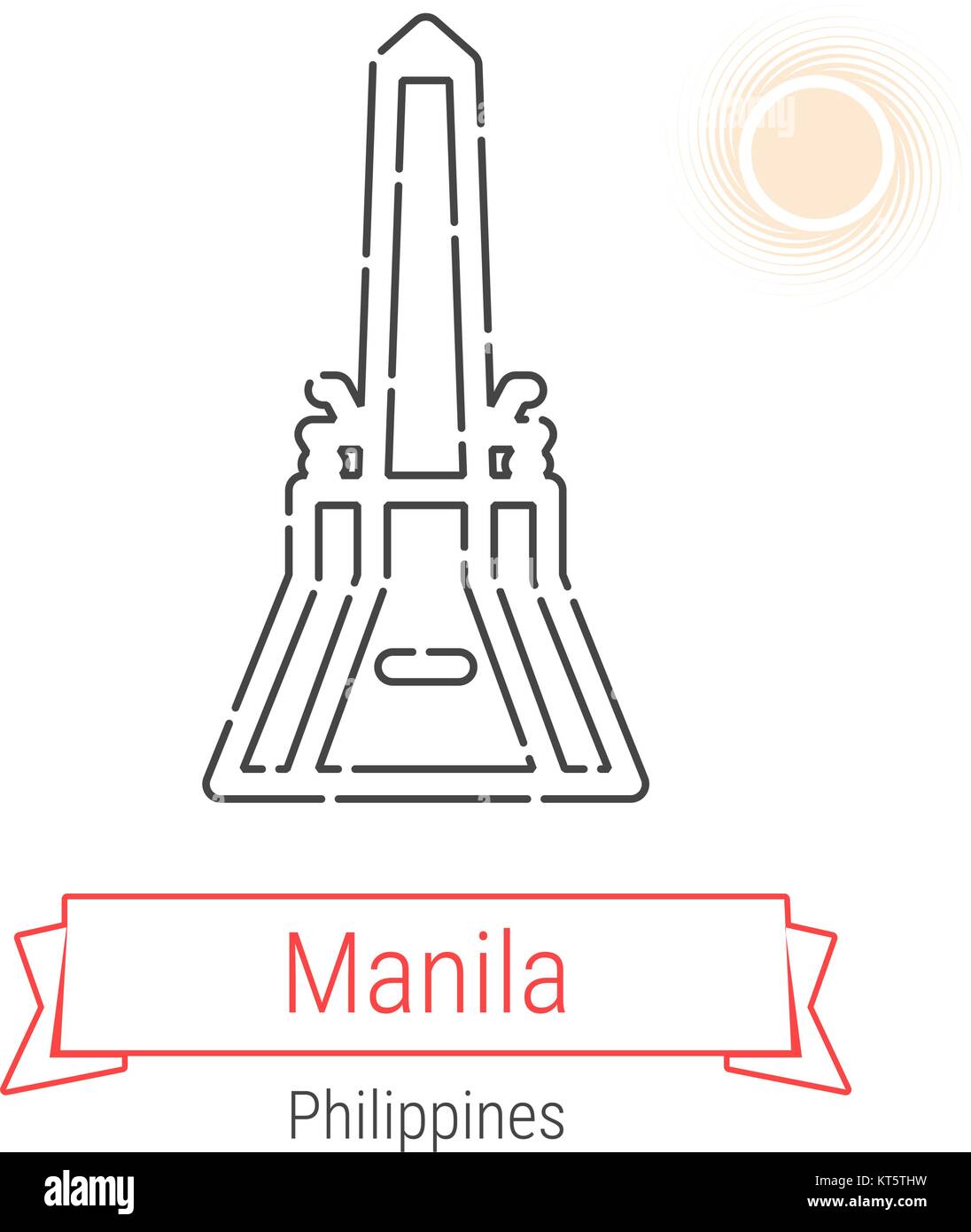 Rizal monument Stock Vector Images - Alamy