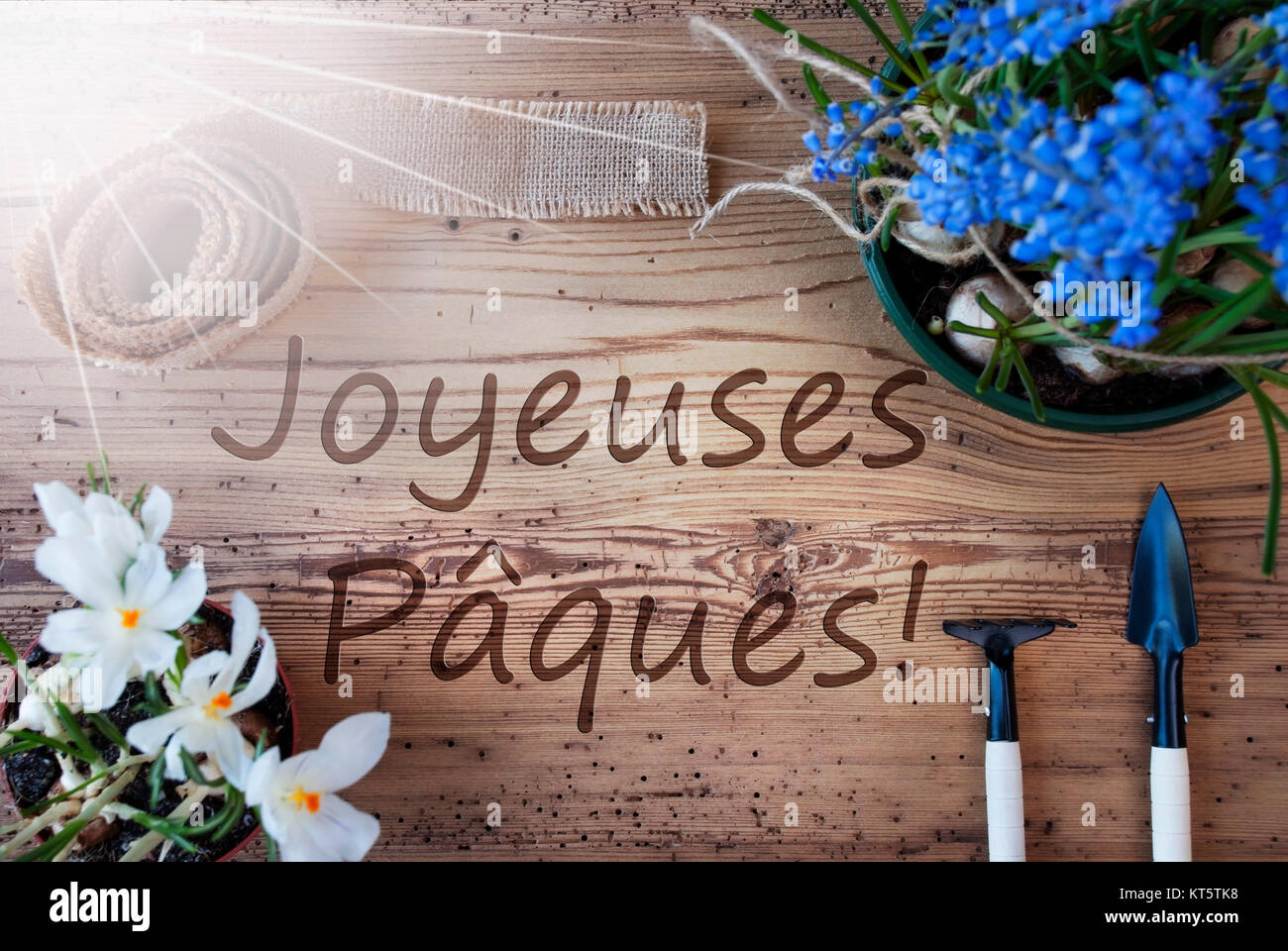 Joyeuses pâques happy easter french hi-res stock photography and images ...
