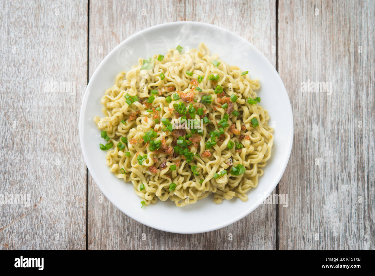 Asian dried noodles top view Stock Photo - Alamy