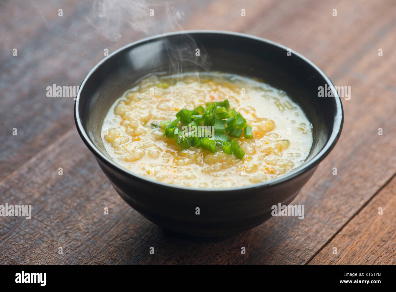 Congee bowl ready to serve Stock Photo - Alamy