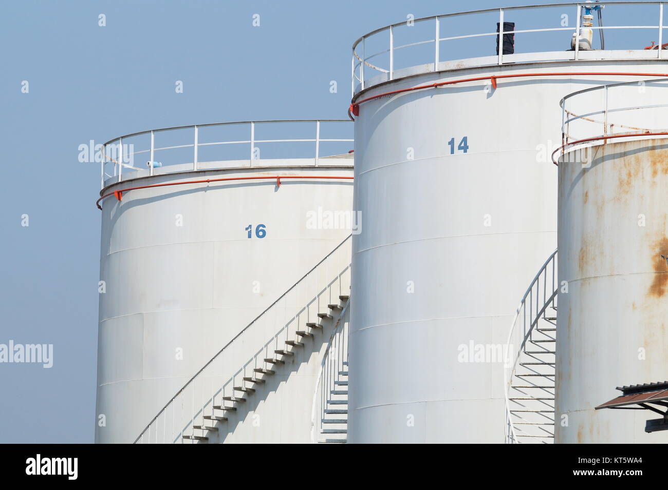 Storage tank spiral staircase hi-res stock photography and images - Alamy