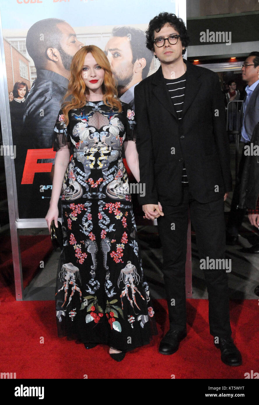 LOS ANGELES, CA - FEBRUARY 13: (L-R) Actress Christina Hendricks and ...