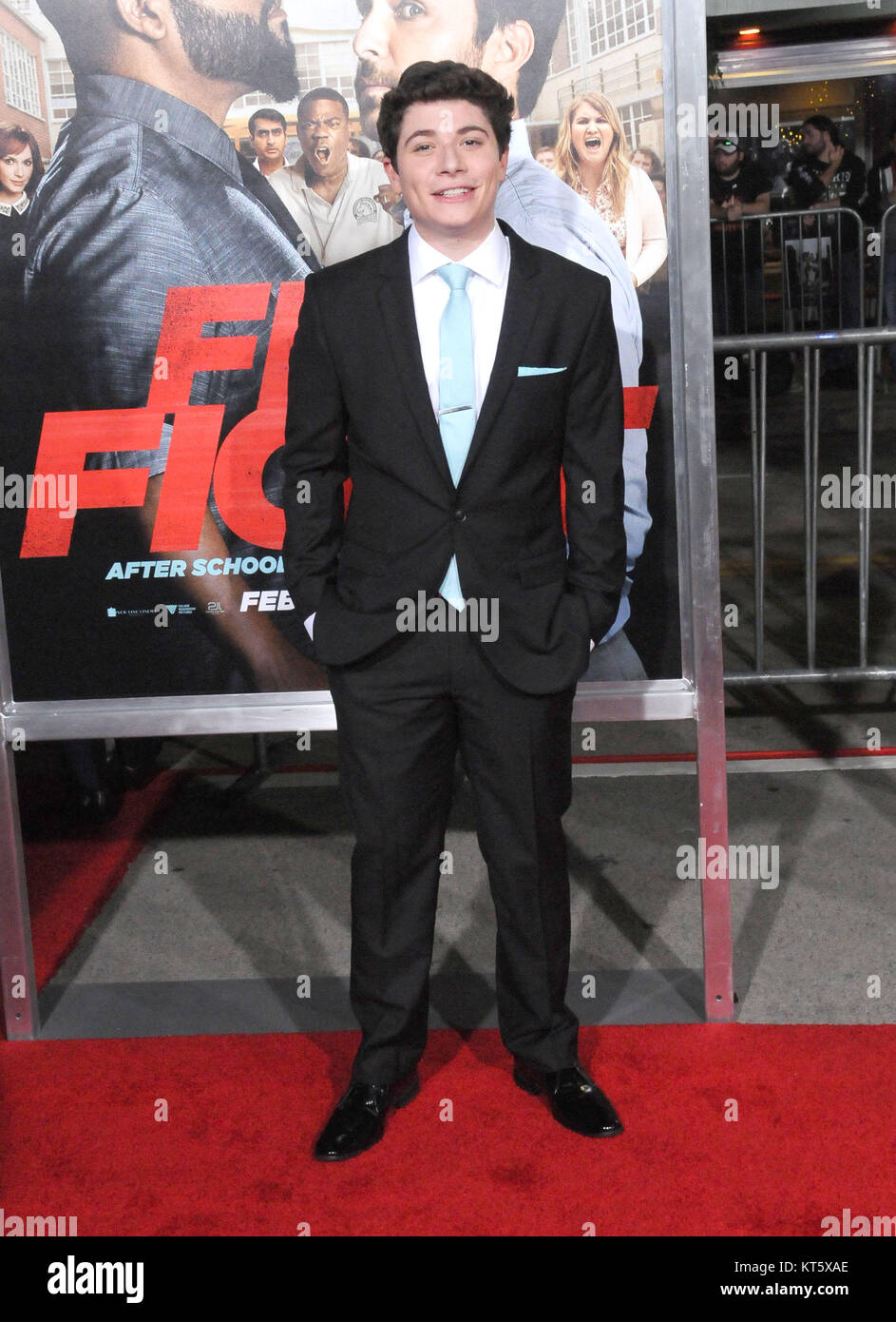 LOS ANGELES, CA - FEBRUARY 13: Actor Austin Zajur attends the world ...