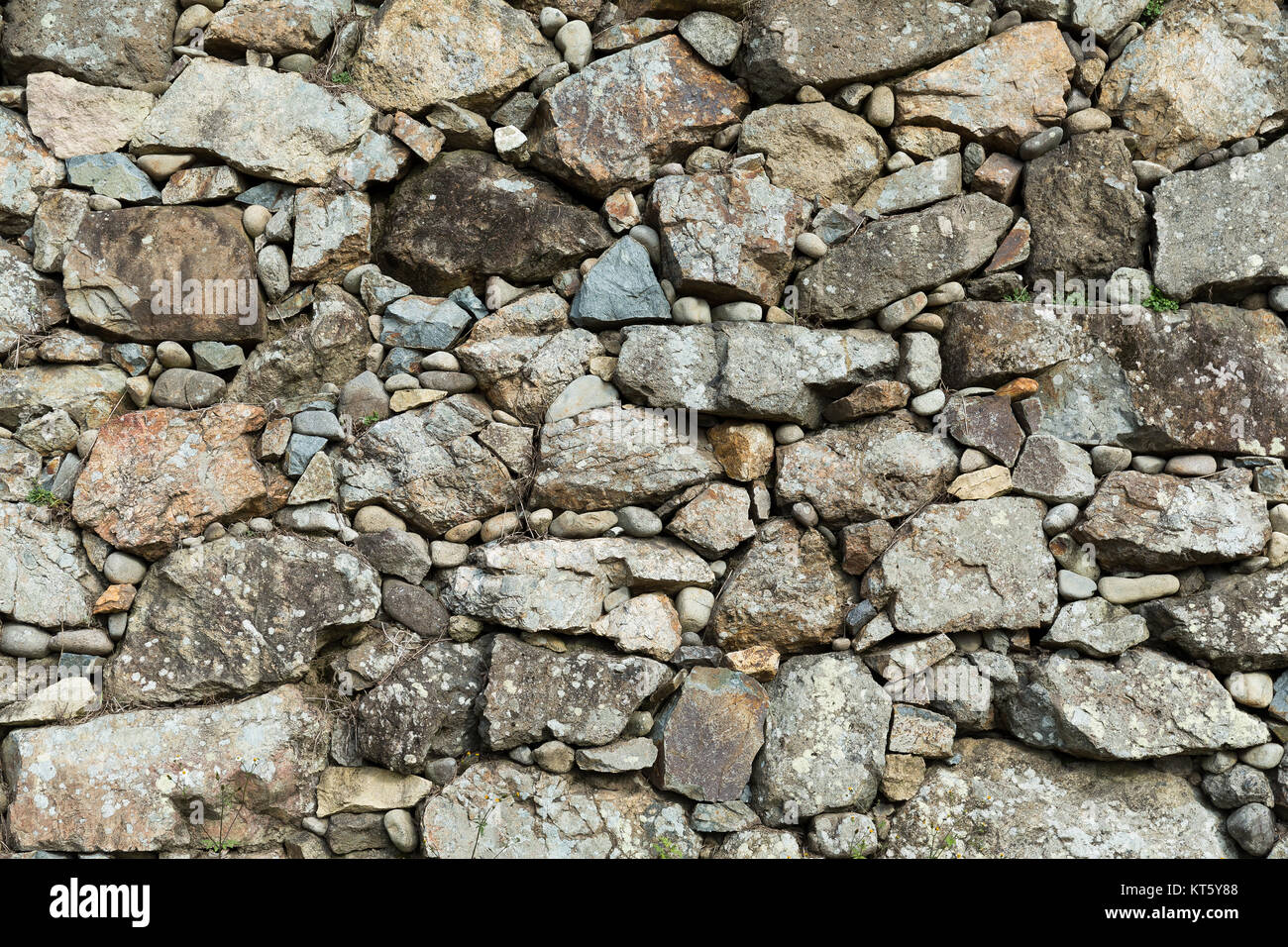 Rock stone wall Stock Photo - Alamy