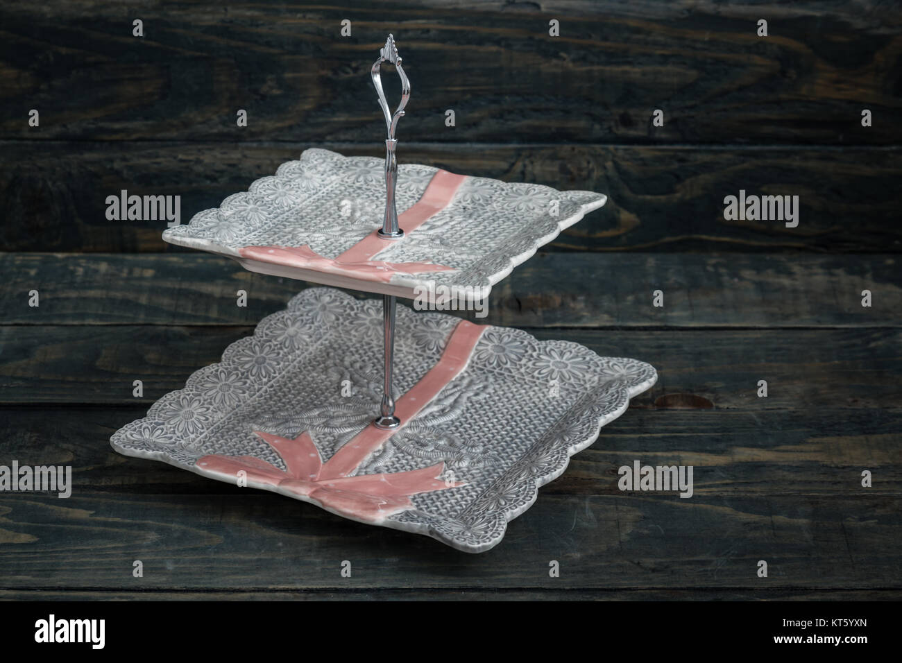 Gray and Pink Cute Decorative Kitchen Utensils Stock Photo - Alamy