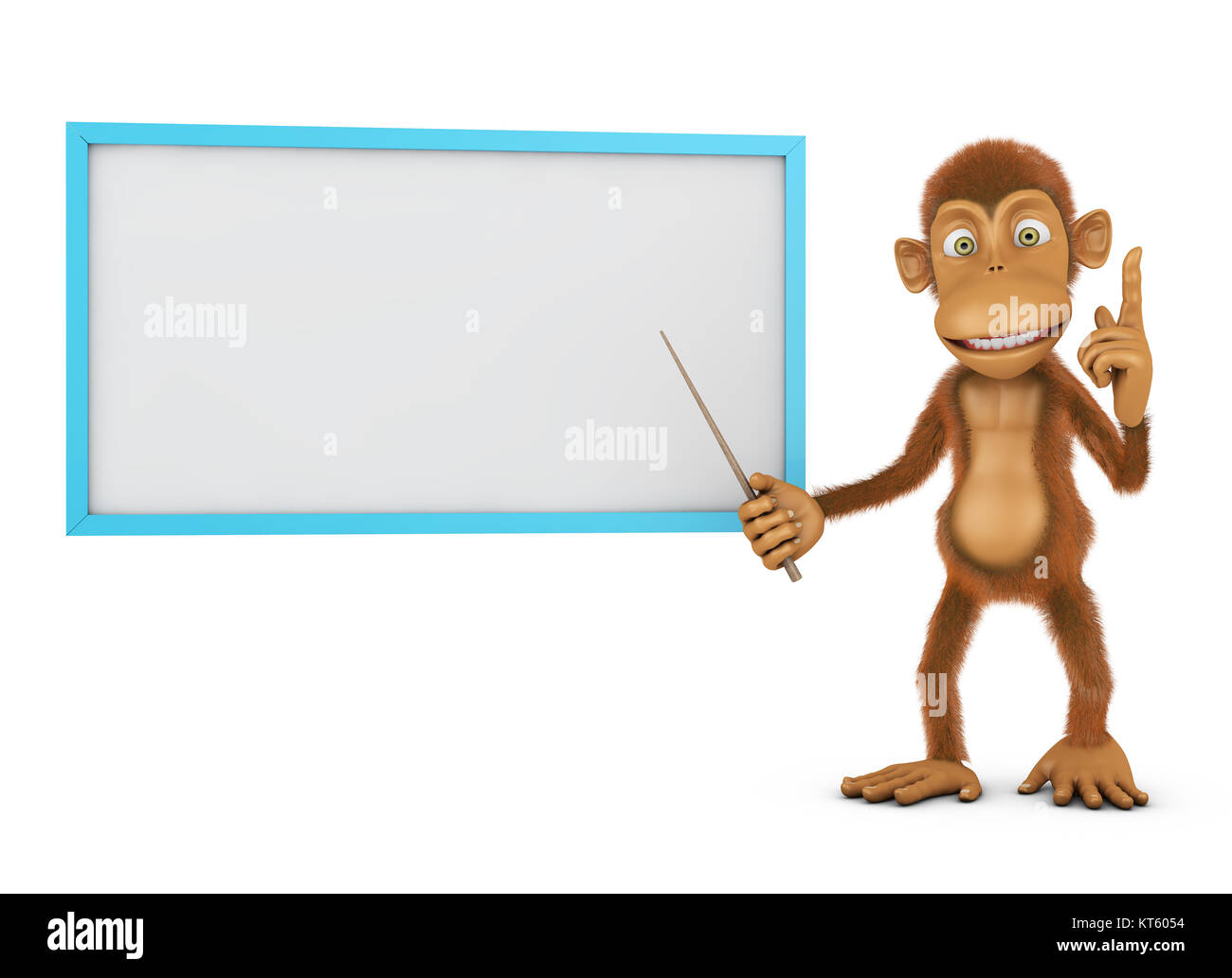 monkey and board Stock Photo - Alamy