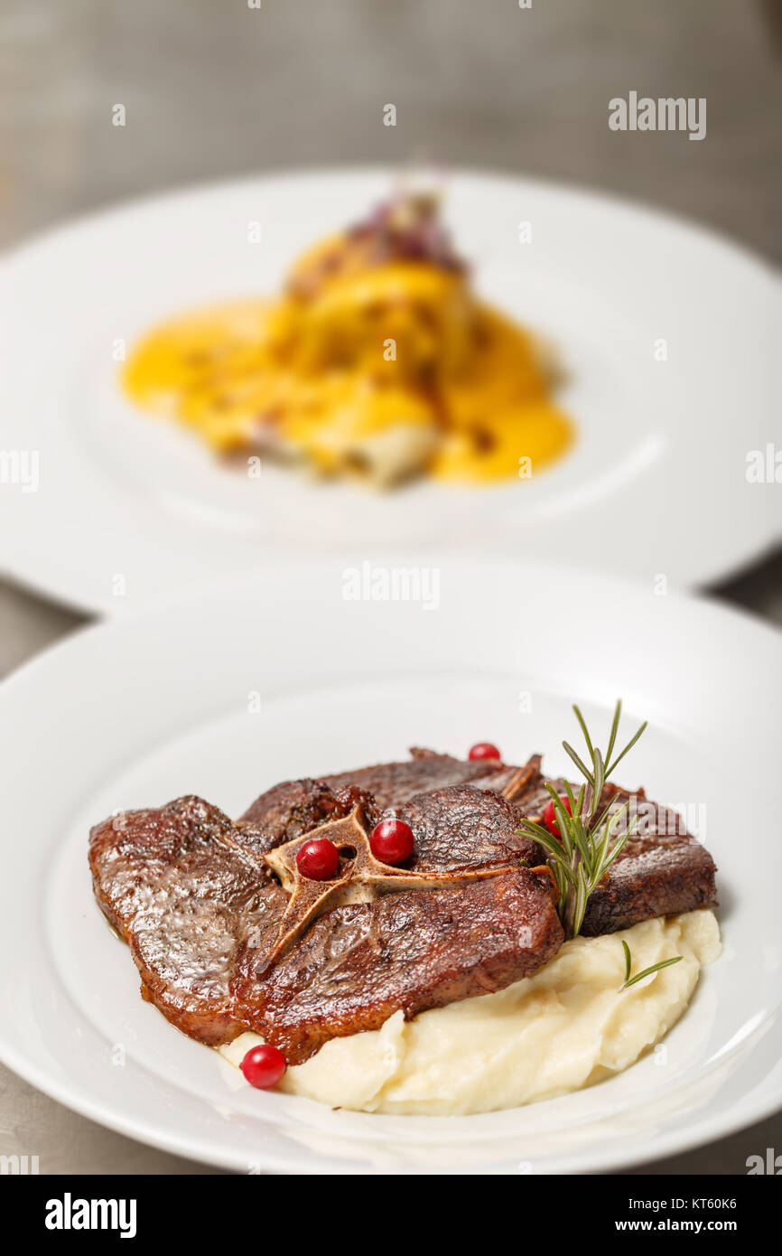 Wild Boar steak Stock Photo - Alamy