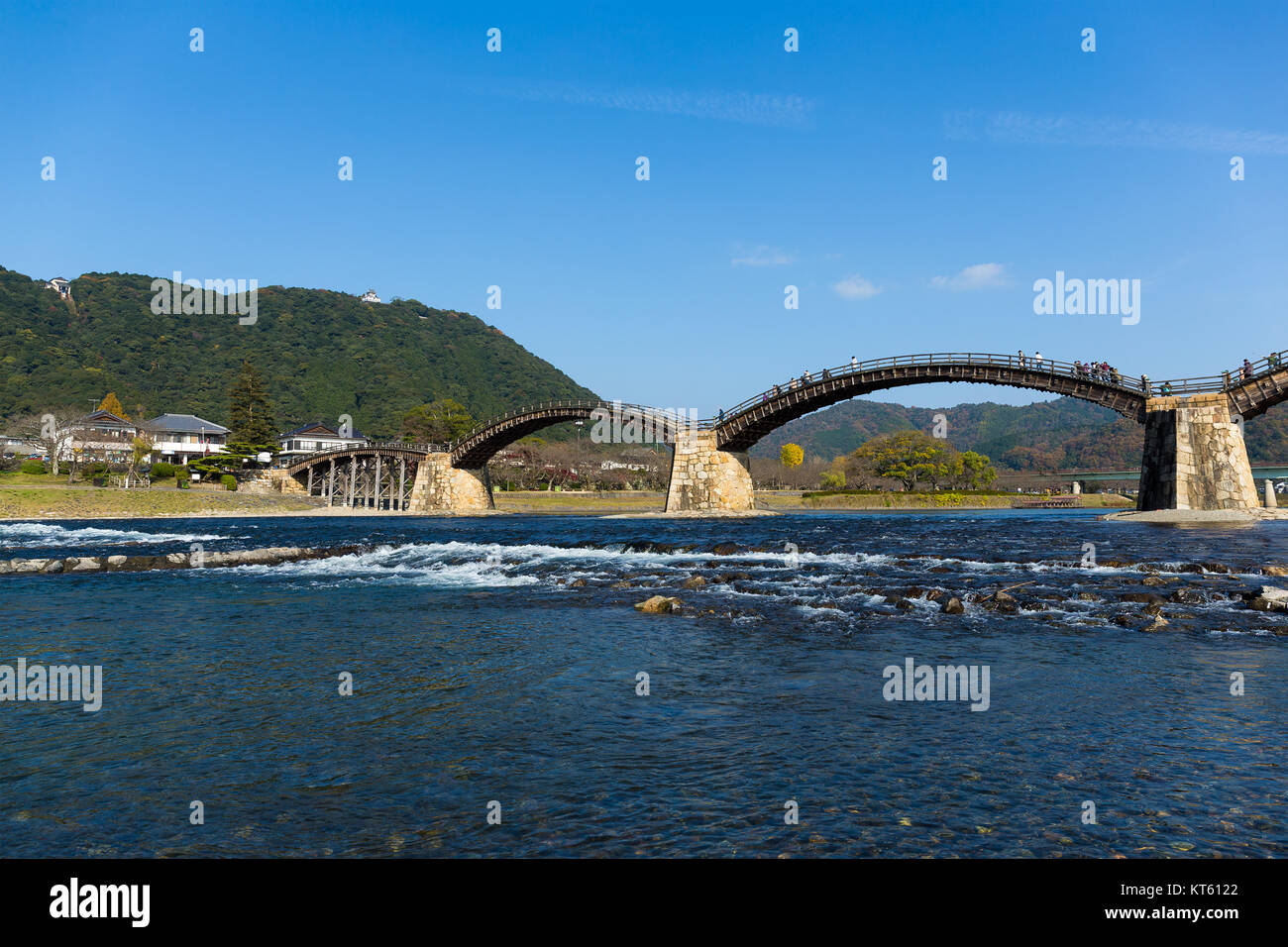 Japanese Kintai Bridge Stock Photo - Alamy