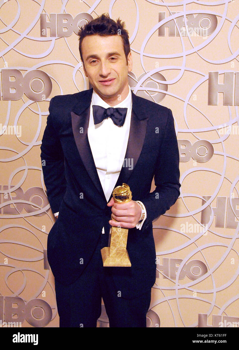 BEVERLY HILLS, CA - JANUARY 08: Composer Justin Hurwitz attends HBO's ...