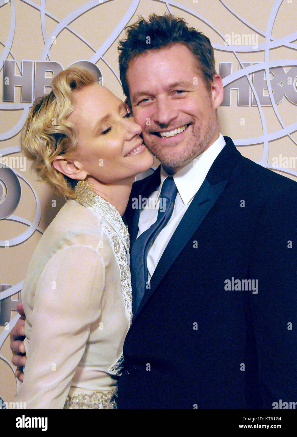 BEVERLY HILLS, CA - JANUARY 08: (L-R) Actress Anne Heche and actor ...