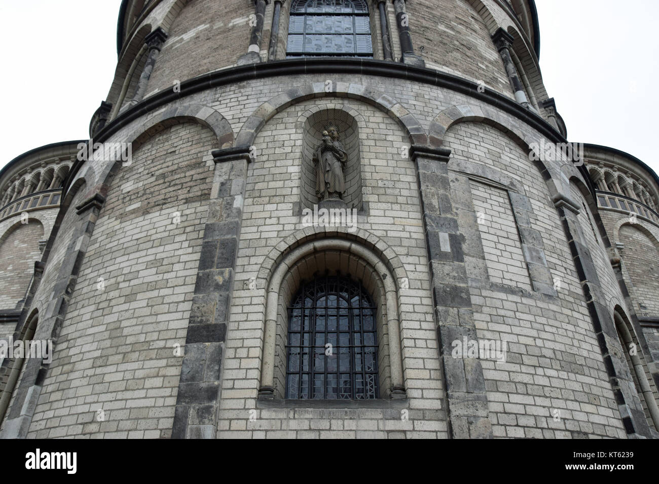 romanesque apse in cologne Stock Photo - Alamy