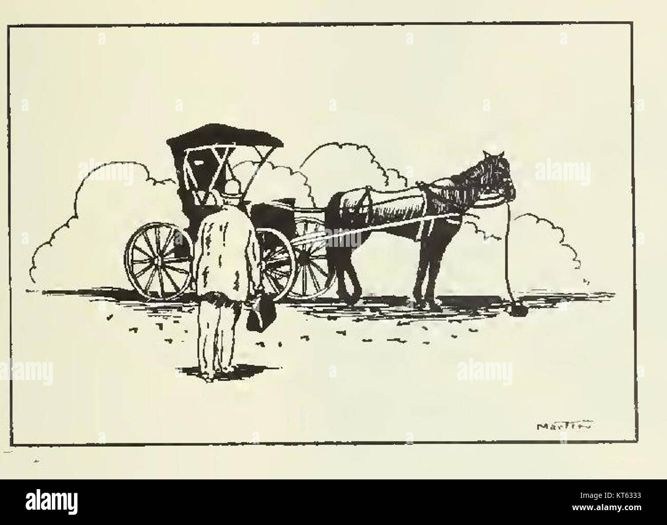This sketch depicts a family doctor from Wilmette, Illinois ...