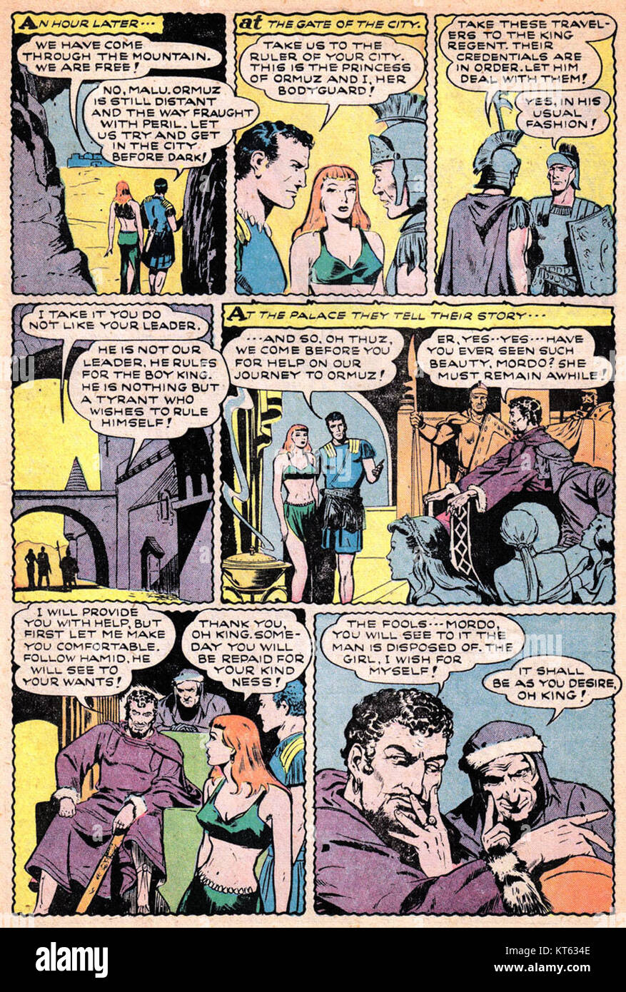 A comic book titled 'Slave Girl' featuring narratives centered around ...