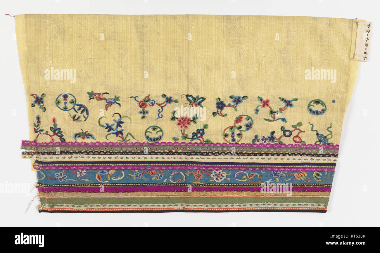 The sleeve cuff from China (CH 18570657) is a piece of traditional ...