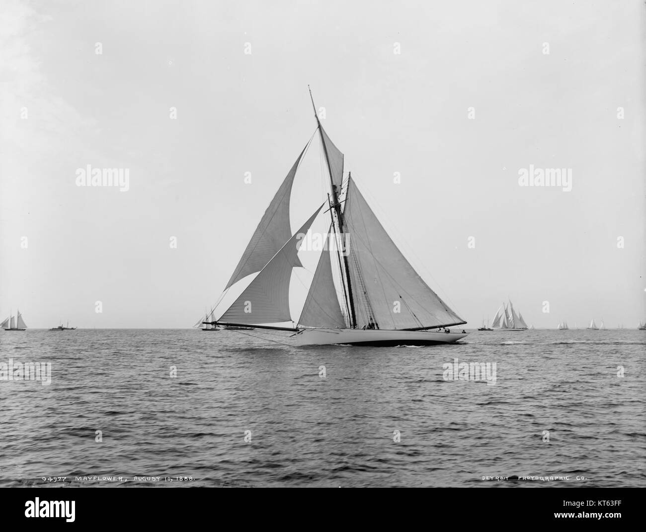 The Sloop Mayflower-3 refers to a modern or replica vessel, often ...