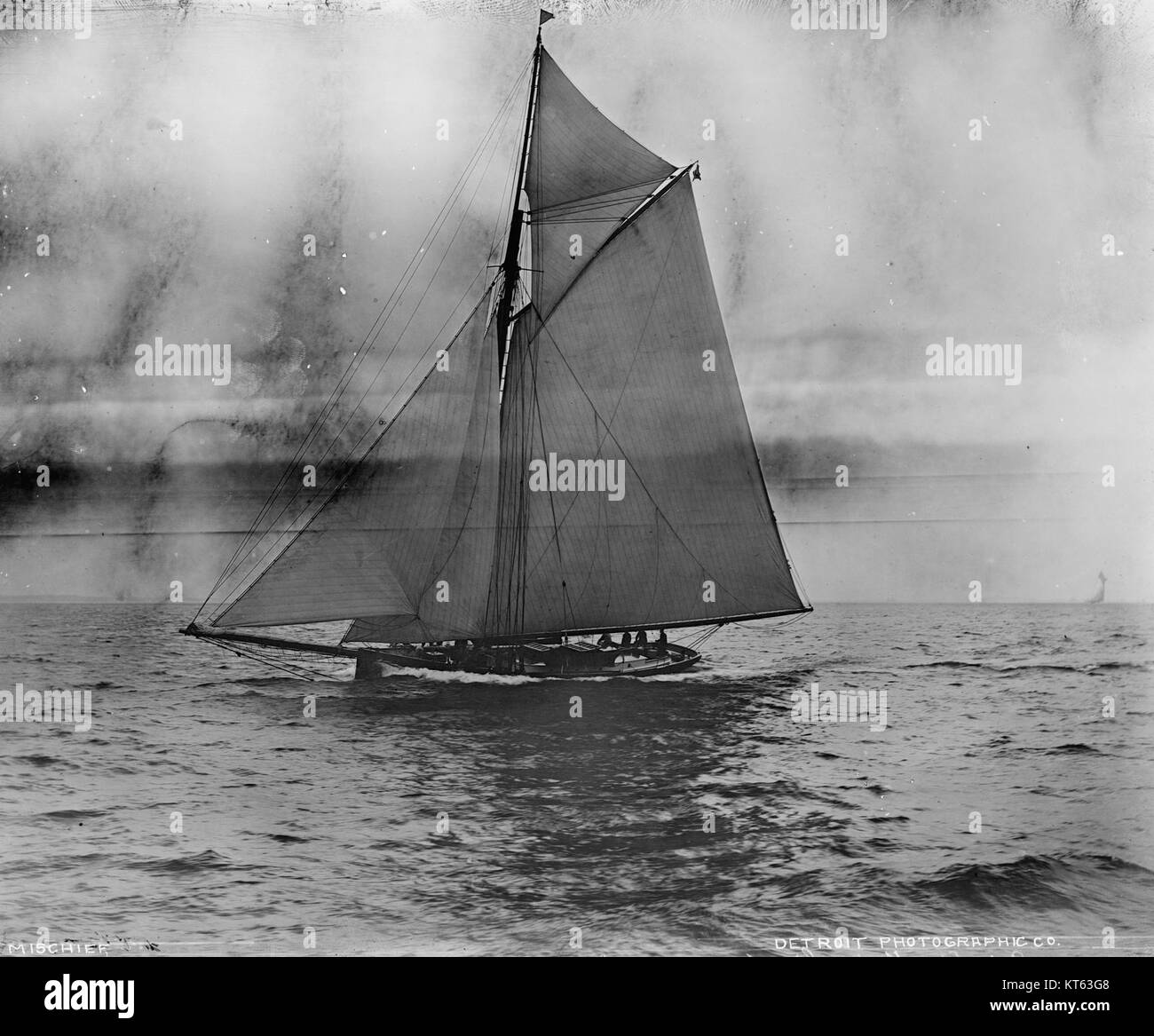 The Sloop Mischief-15 is a historic sailing vessel, possibly a part of ...
