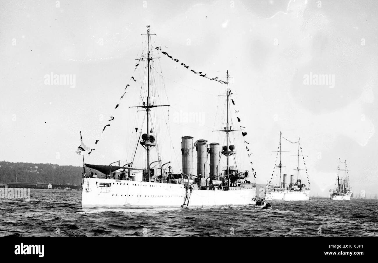 The SMS Dresden was a German light cruiser, commissioned in the early ...