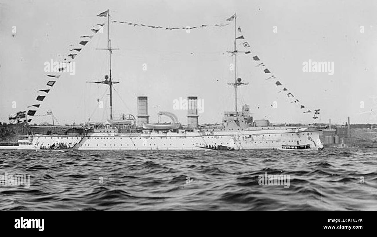 SMS Hertha was a German pre-dreadnought battleship of the Imperial Navy ...