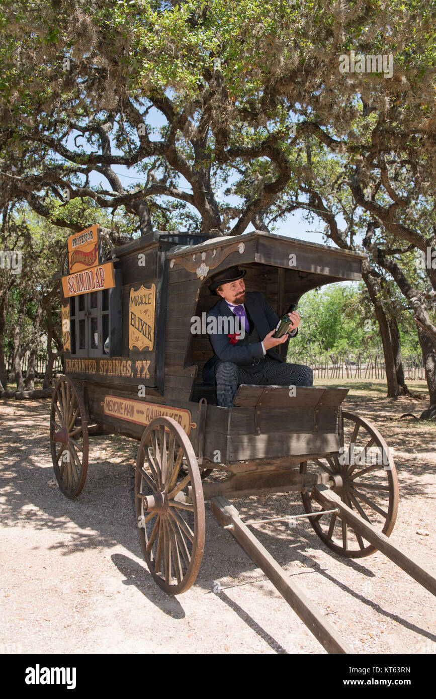 This image depicts Professor Thaddeus Schmidlap, a snake-oil salesman ...