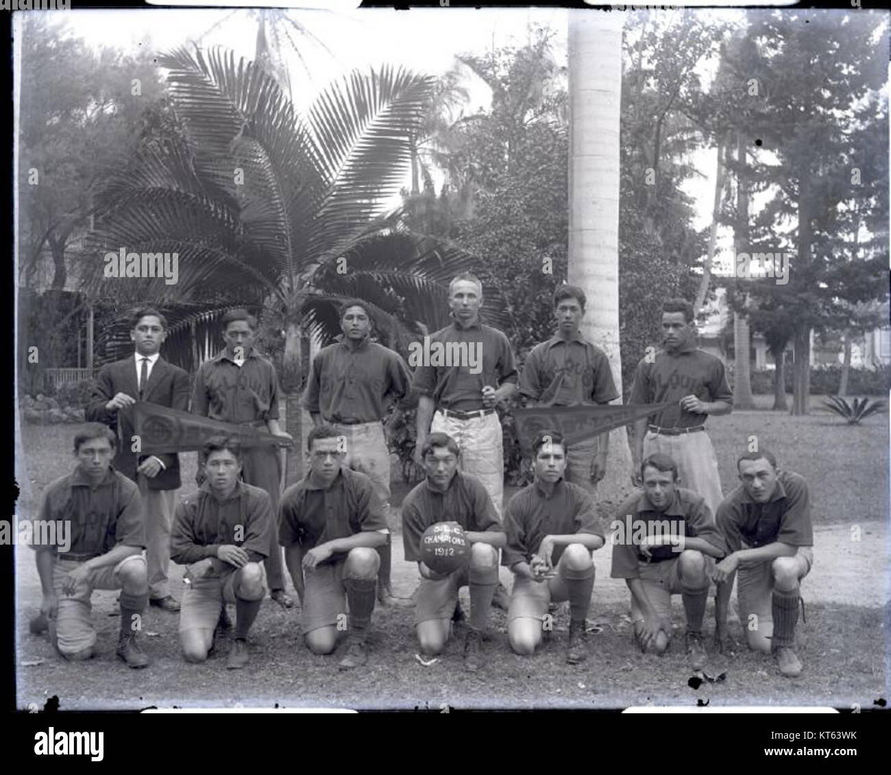 A historical photograph from the Brother Bertram Collection, depicting ...