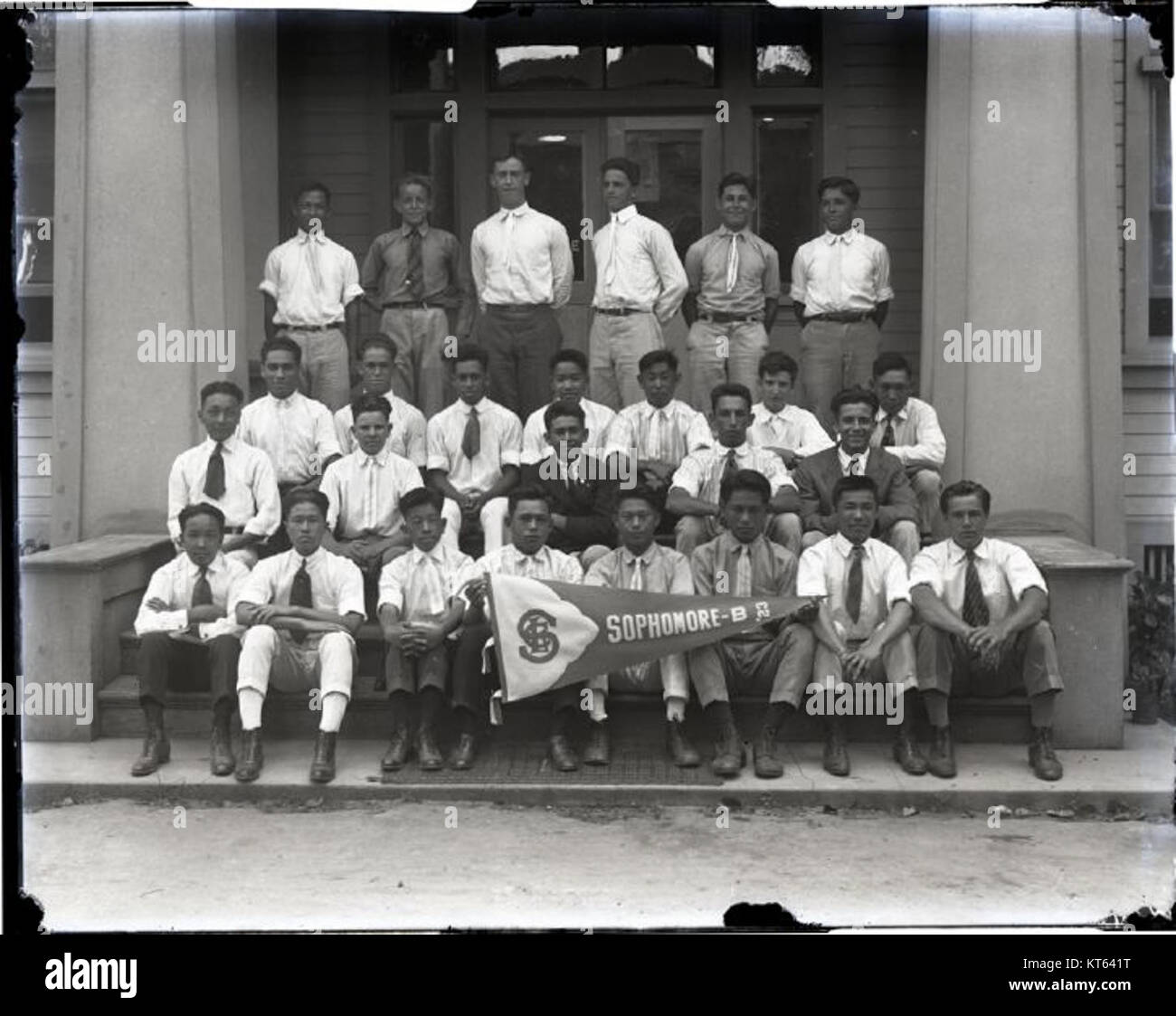 This photograph, part of the Brother Bertram collection, captures the ...