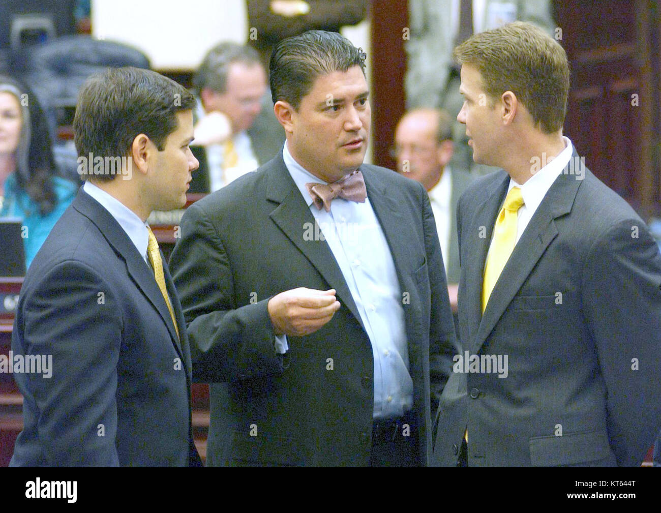 Speaker-designate Rubio and Majority Leader Andy Gardiner are seen in a ...