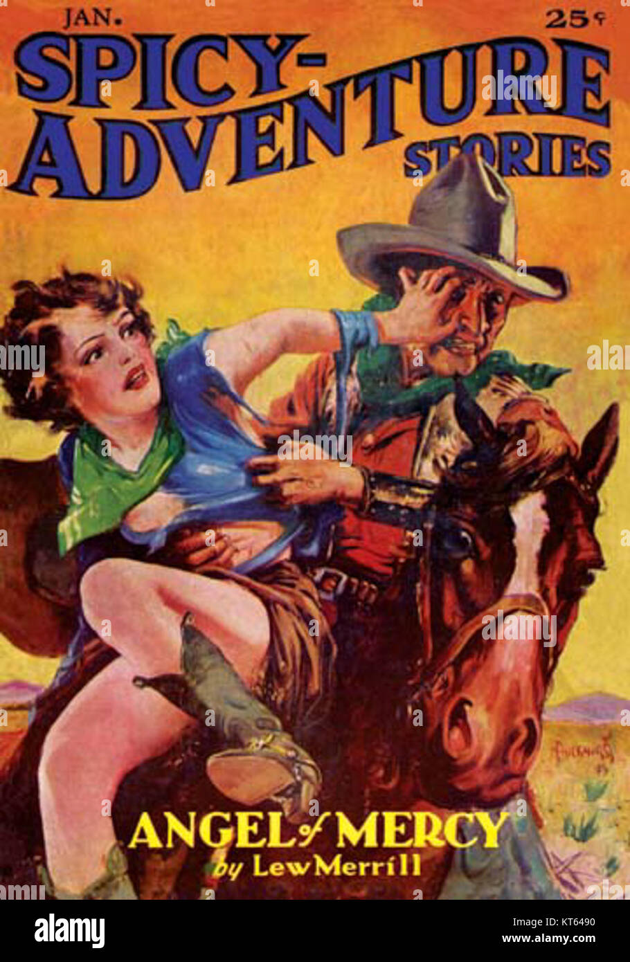 The January 1936 edition of Spicy-Adventure Stories features thrilling ...