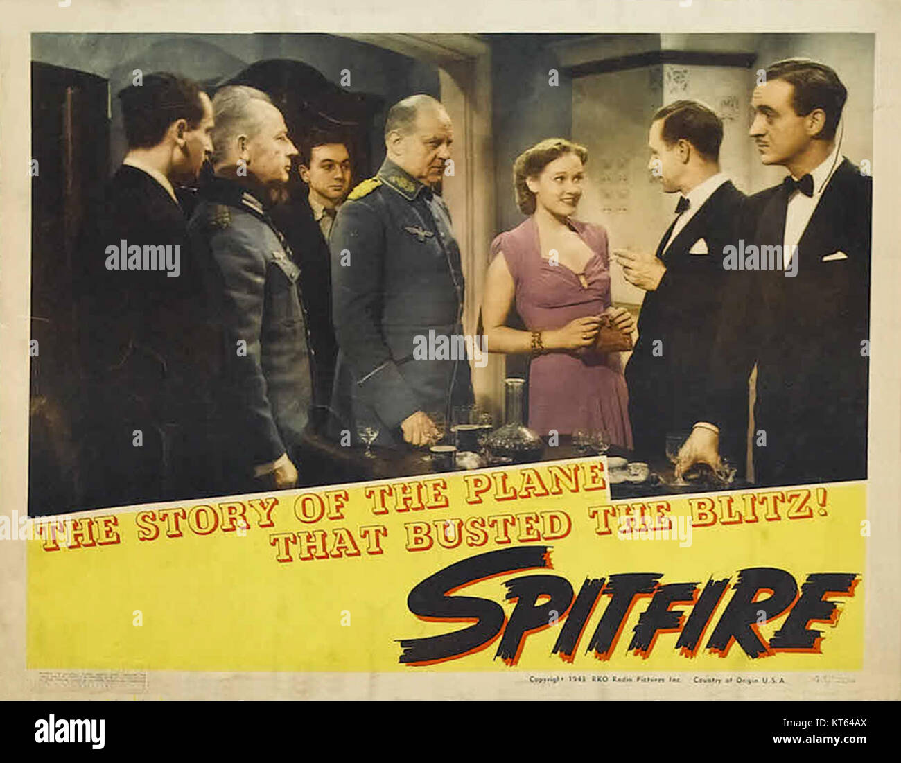 This 1943 Supermarine Spitfire, a renowned British WWII fighter ...