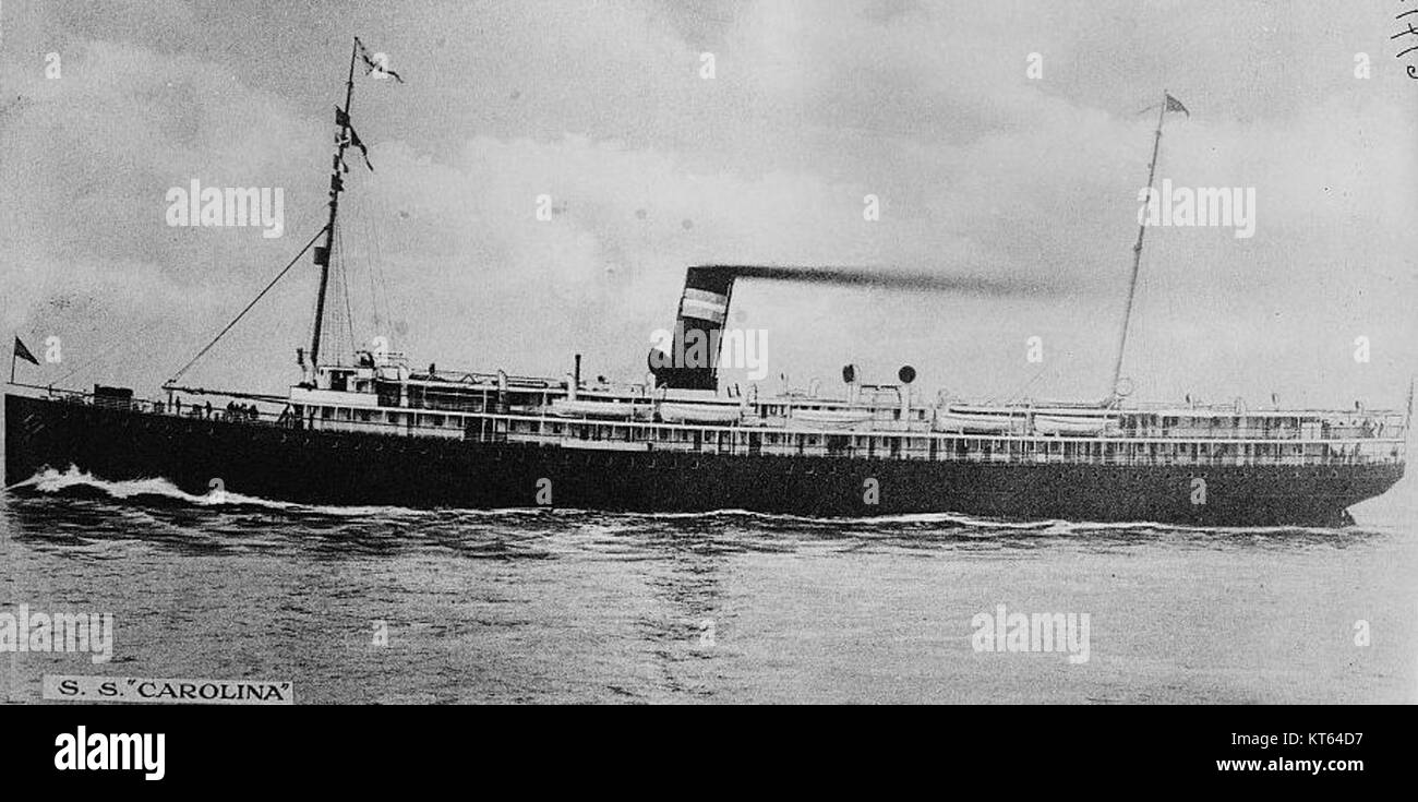 SS Carolina was a passenger steamship known for its service in the ...